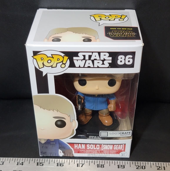 Funko | Toys | Funko Pop Star Wars 86 Han Solo Snow Gear Loot Crate ...
